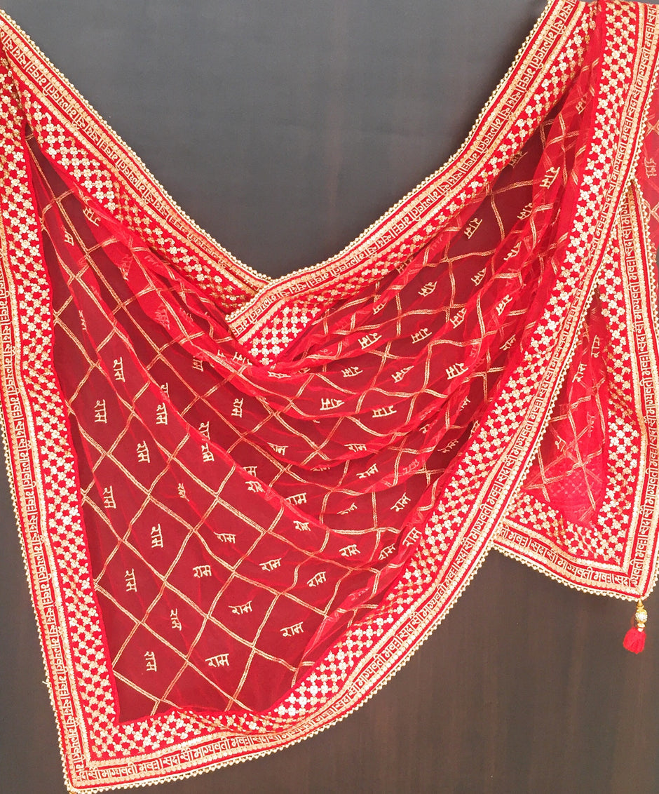 Heavy Work Designer Dupatta – Inhika.com